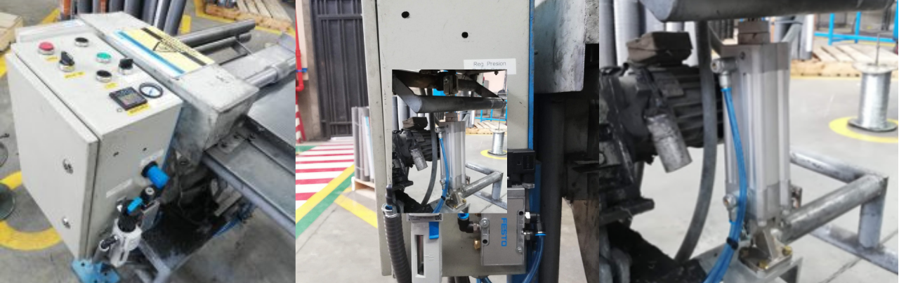 Neumática para liberación automática de un rodillo | Ecuainsetec